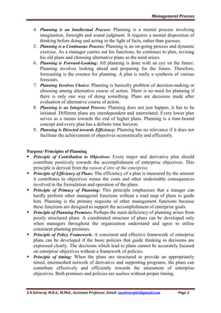 Management Process | PDF