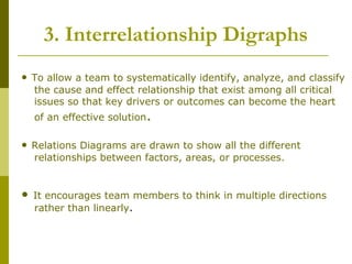 Management quality tools (6) 19 1-2016 | PPT | Business and Finance