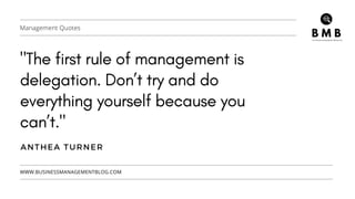 10 Top Management Quotes for Inspiration | PPT
