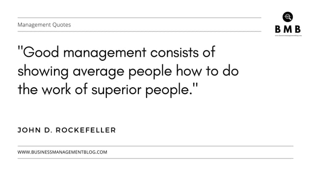 10 Top Management Quotes for Inspiration | PPT