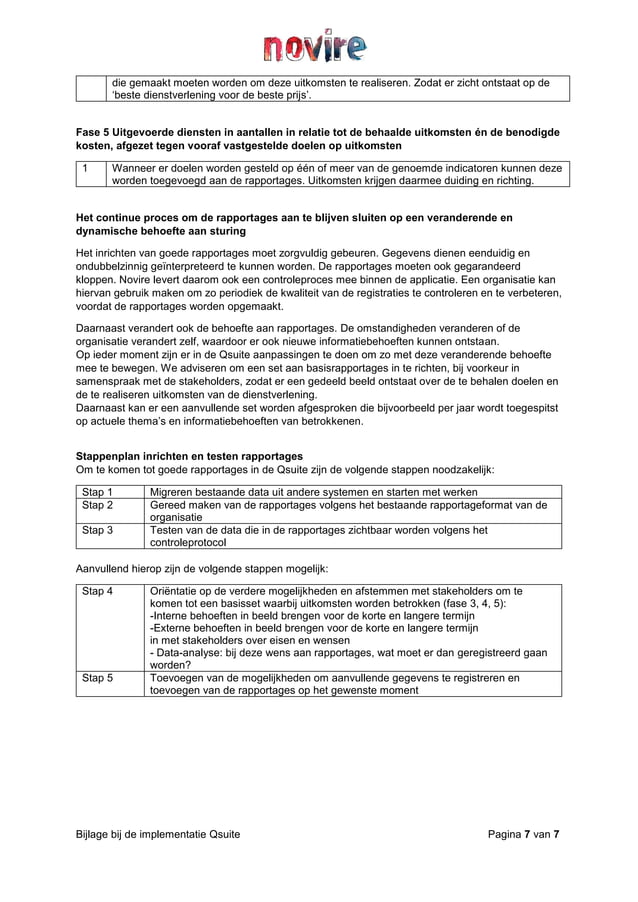 Management rapportages | wat zijn de mogelijkheden voor de informele zorg? | PDF