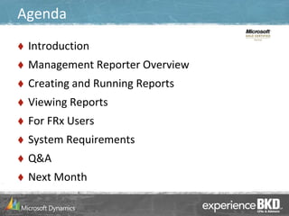 Management Reporter for Dynamics GP | PDF