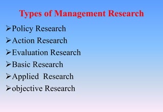 Management research | PPTX