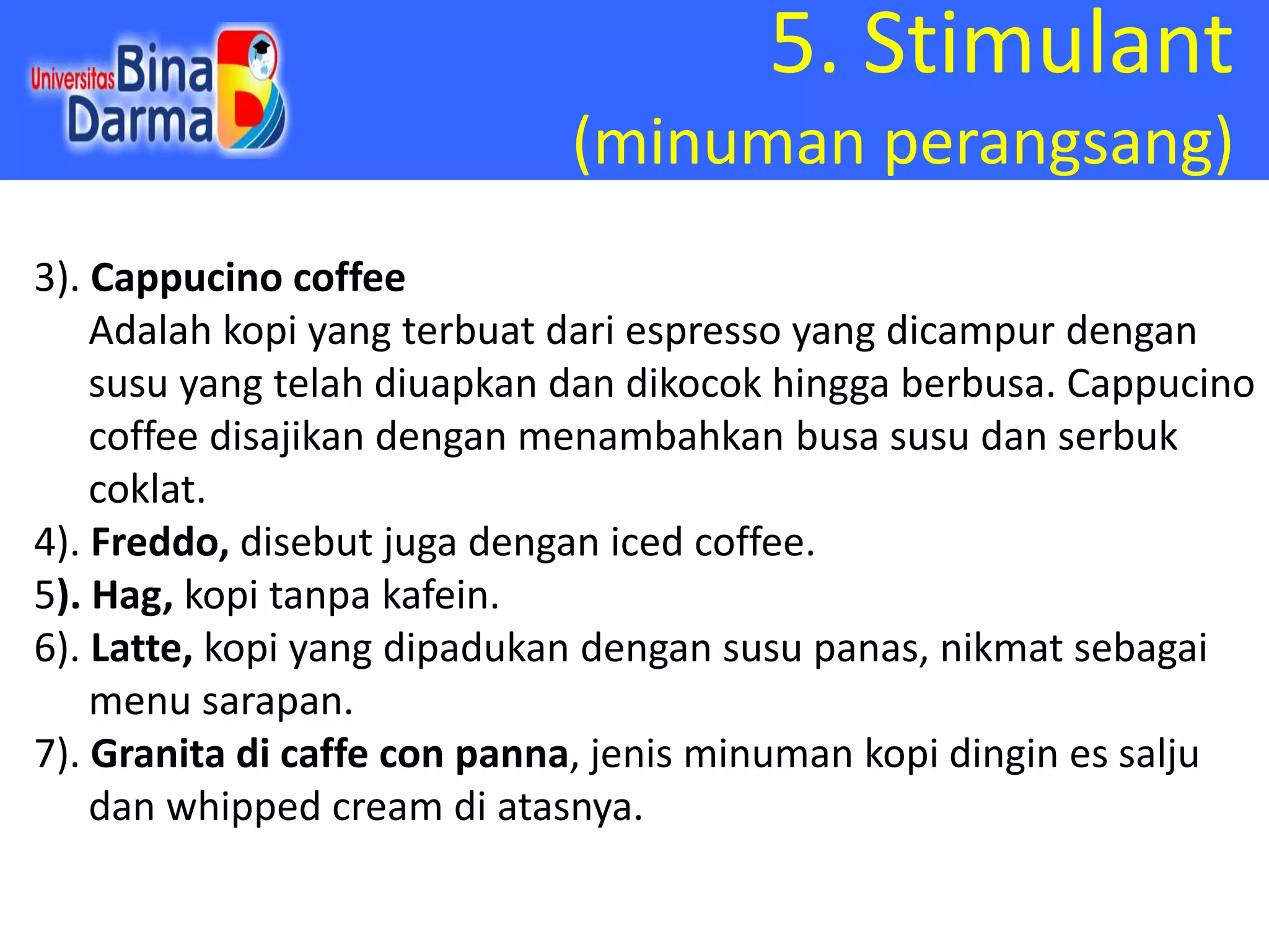 Management Resto Bar Term 12 Memahami Minuman Non Alkohol.pptx