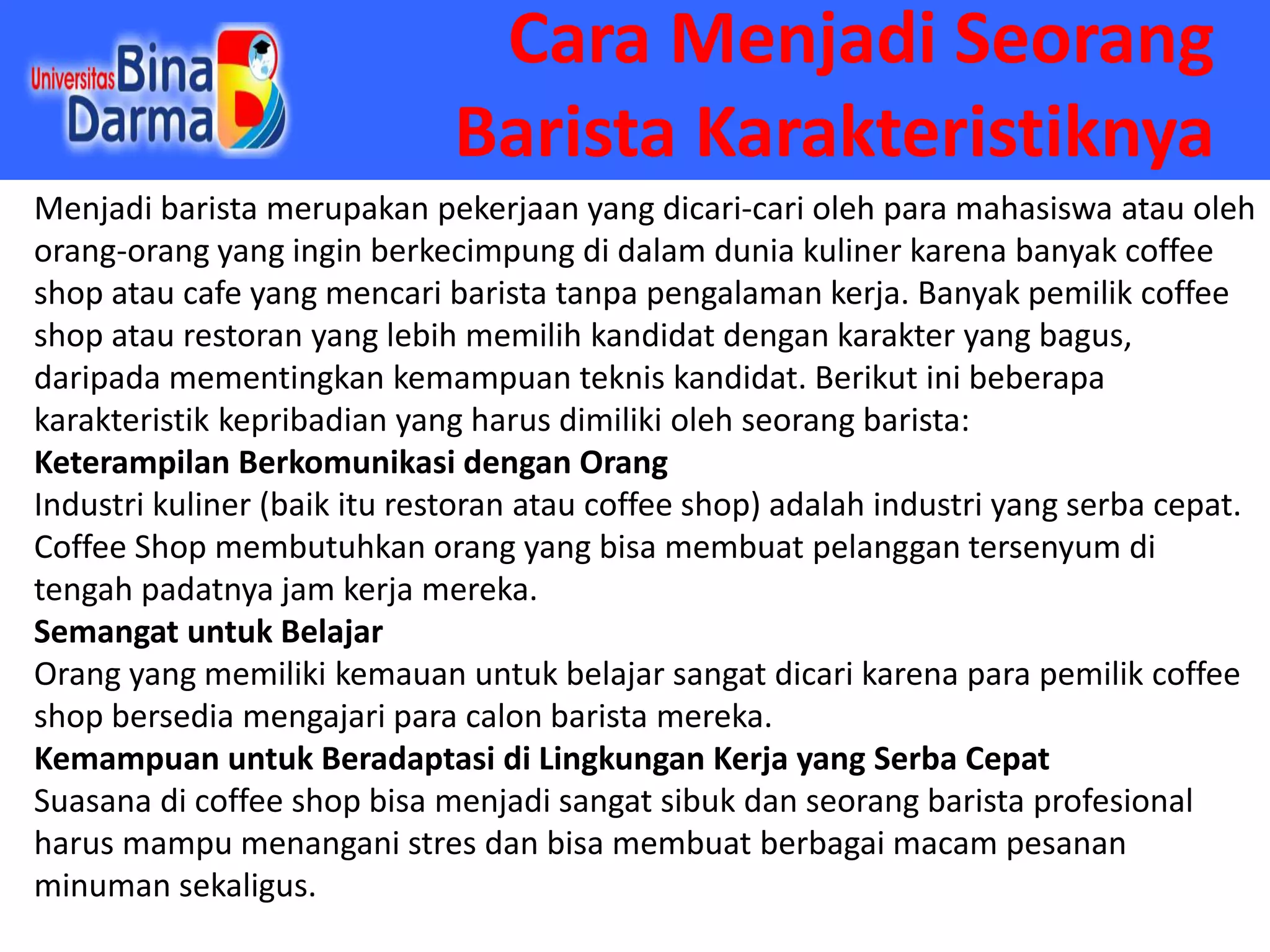 Management Resto Bar Term 13 Memahami Peran Barista.pptx