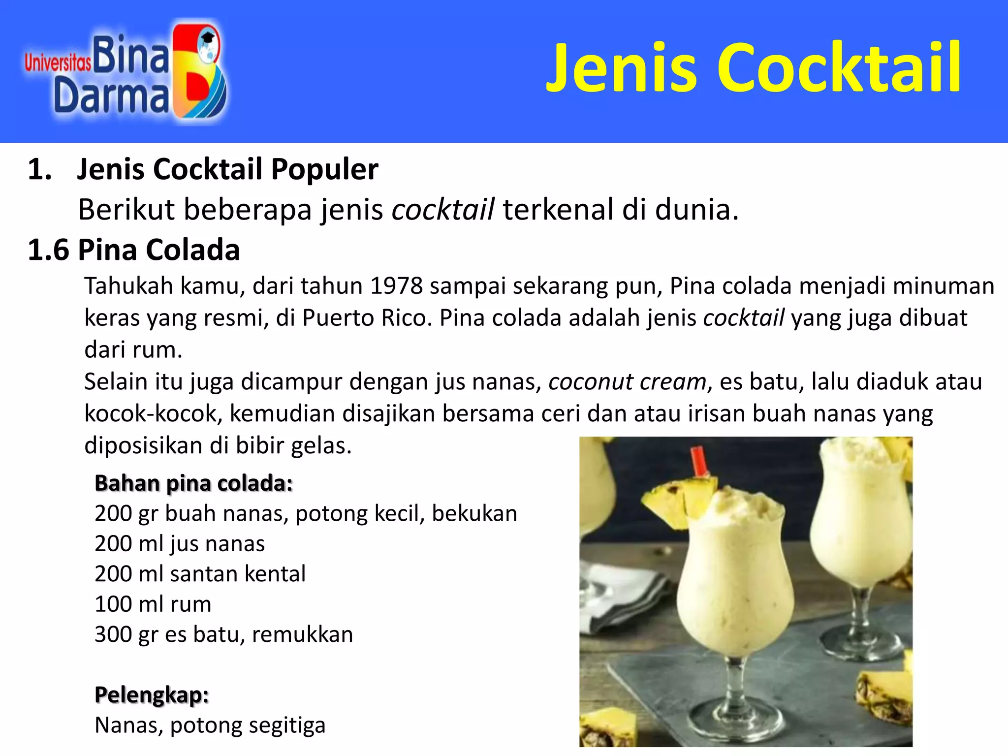 Management Resto Bar Term 14 Memahami Minuman Cocktail.pptx