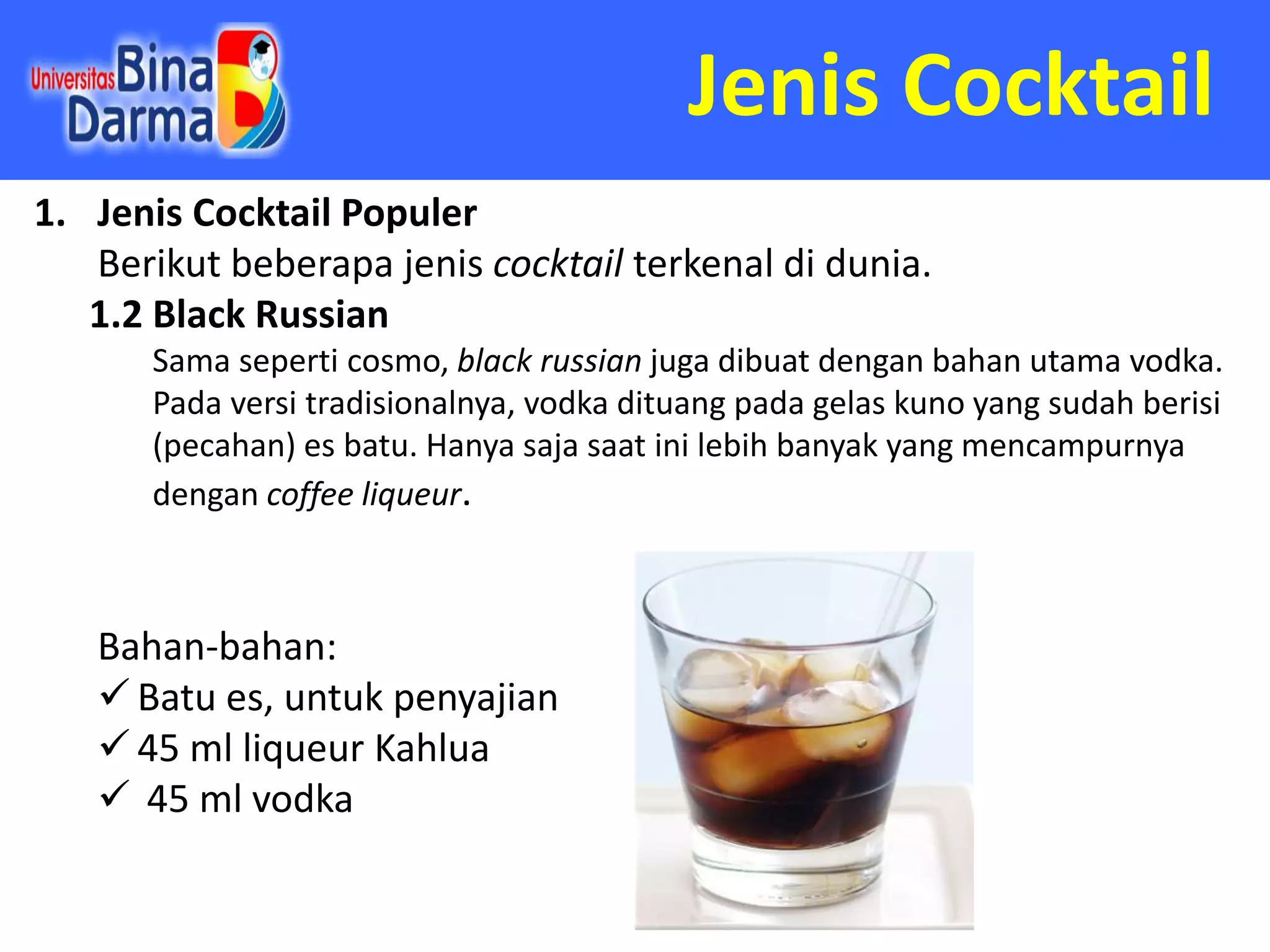 Management Resto Bar Term 14 Memahami Minuman Cocktail.pptx