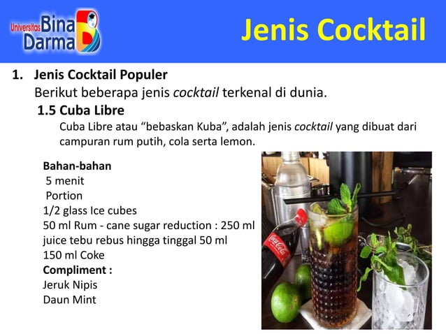 Management Resto Bar Term 14 Memahami Minuman Cocktail.pptx