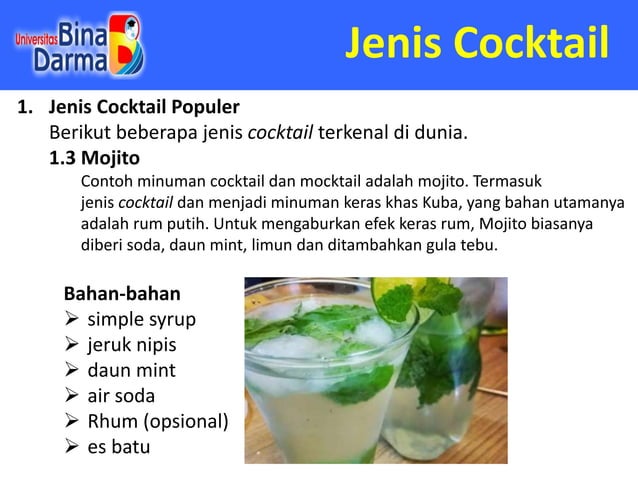 Management Resto Bar Term 14 Memahami Minuman Cocktail.pptx