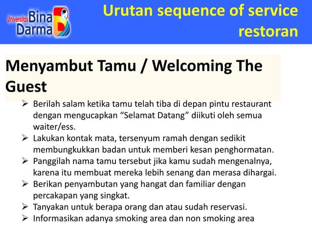 Management Resto Bar Term 6 Prosedur Umum Pelayanan Di Restoran.pdf