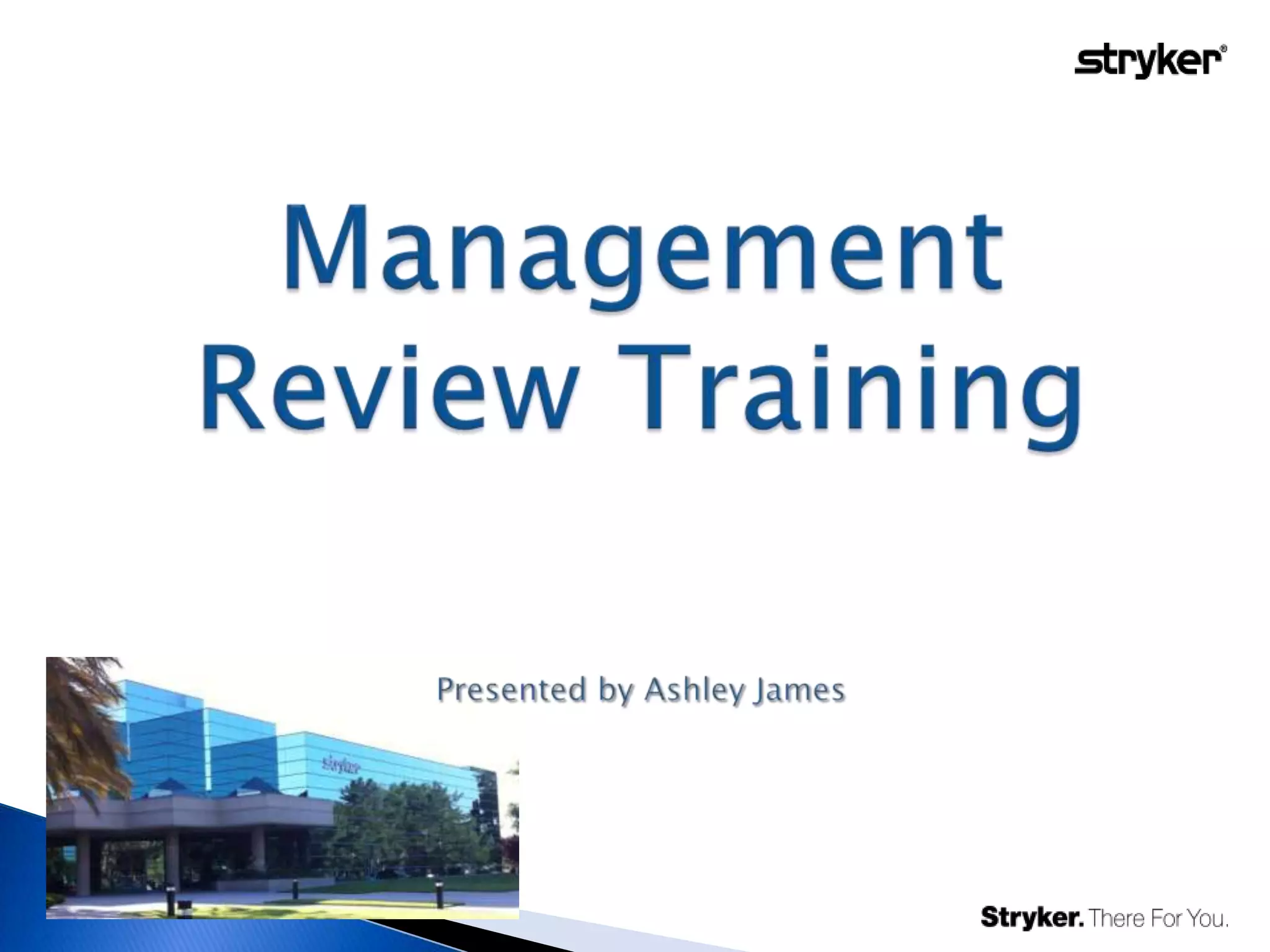 Management review training for bsc | PPTX