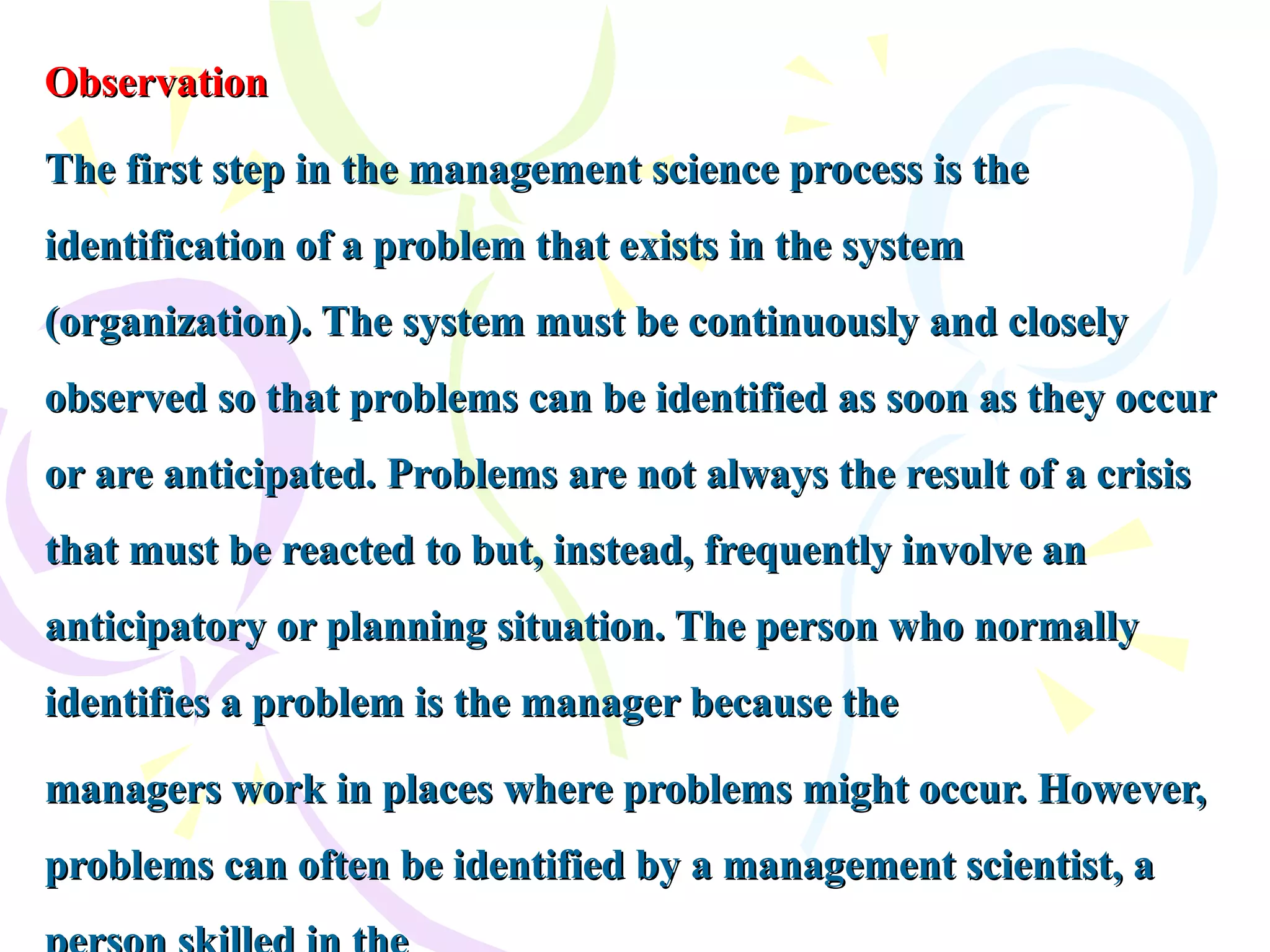 Management science | PPT