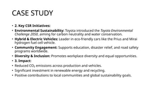 Driving Sustainability Through Toyota’s CSR | PPTX