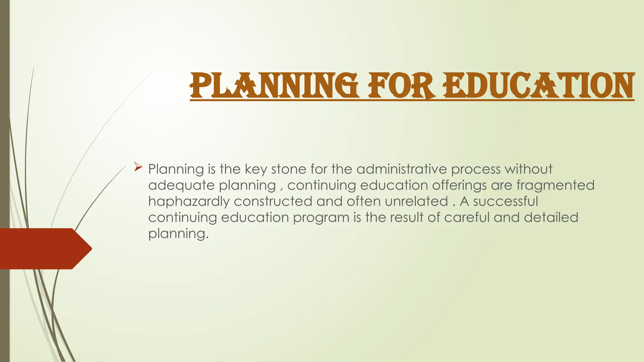 managementseminarofcontinuingeducationfornurses-180811083953.pptx | Adult Education | Education