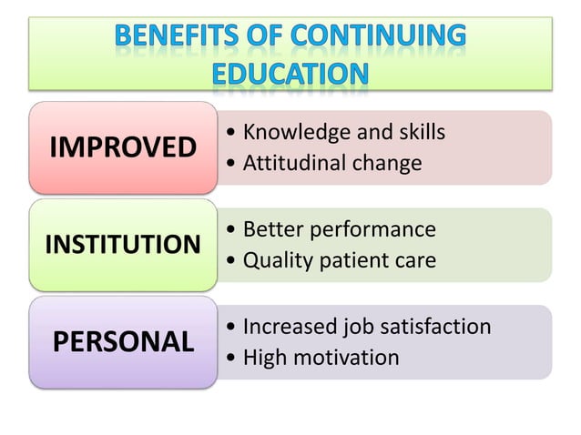 continuing education | PPTX