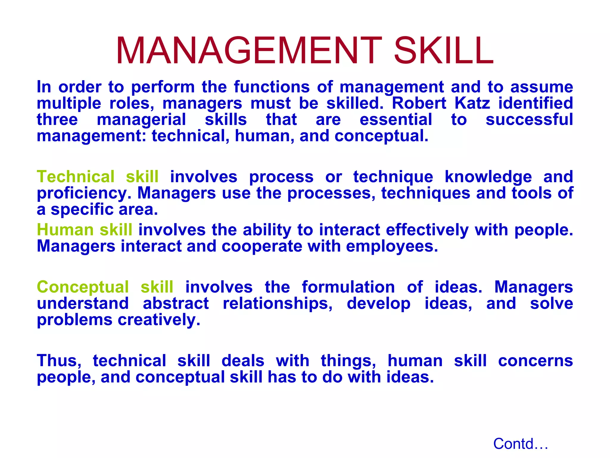 Management skill | PPT