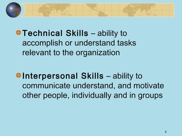 Management skills | PPT | Business | Business and Finance