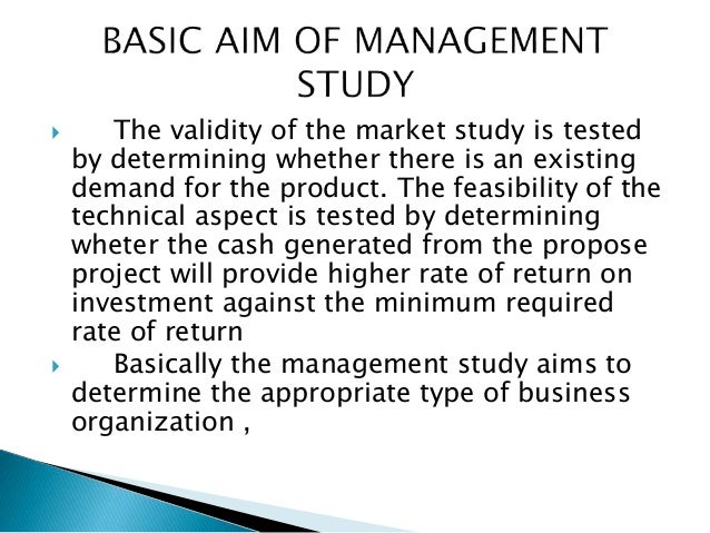 Management study