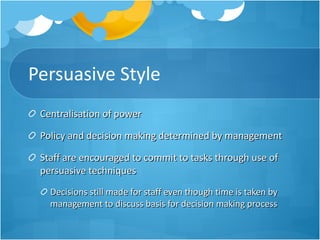 Management Styles | PPT
