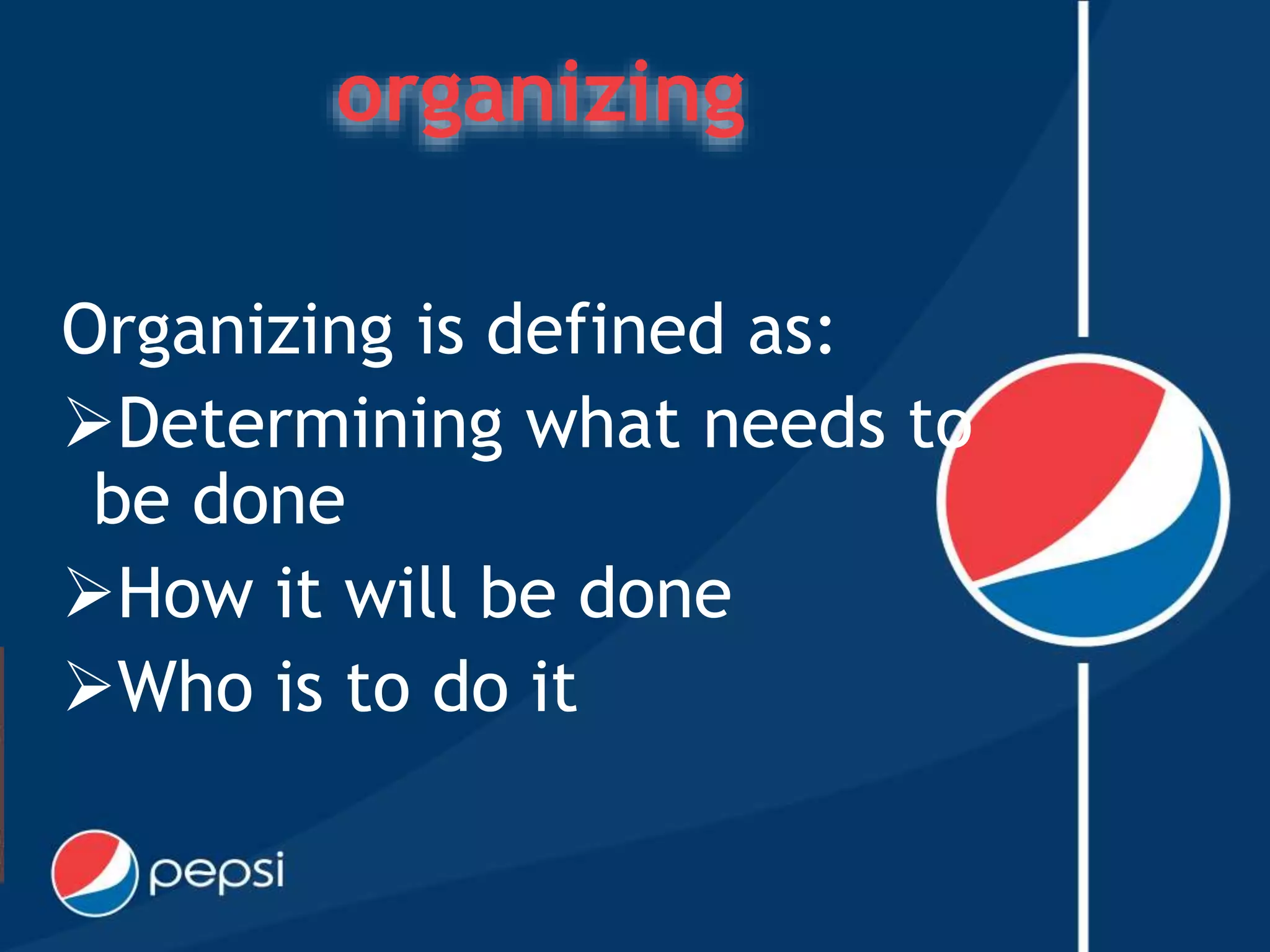 Management system of pepsico | PPTX | Business | Business and Finance
