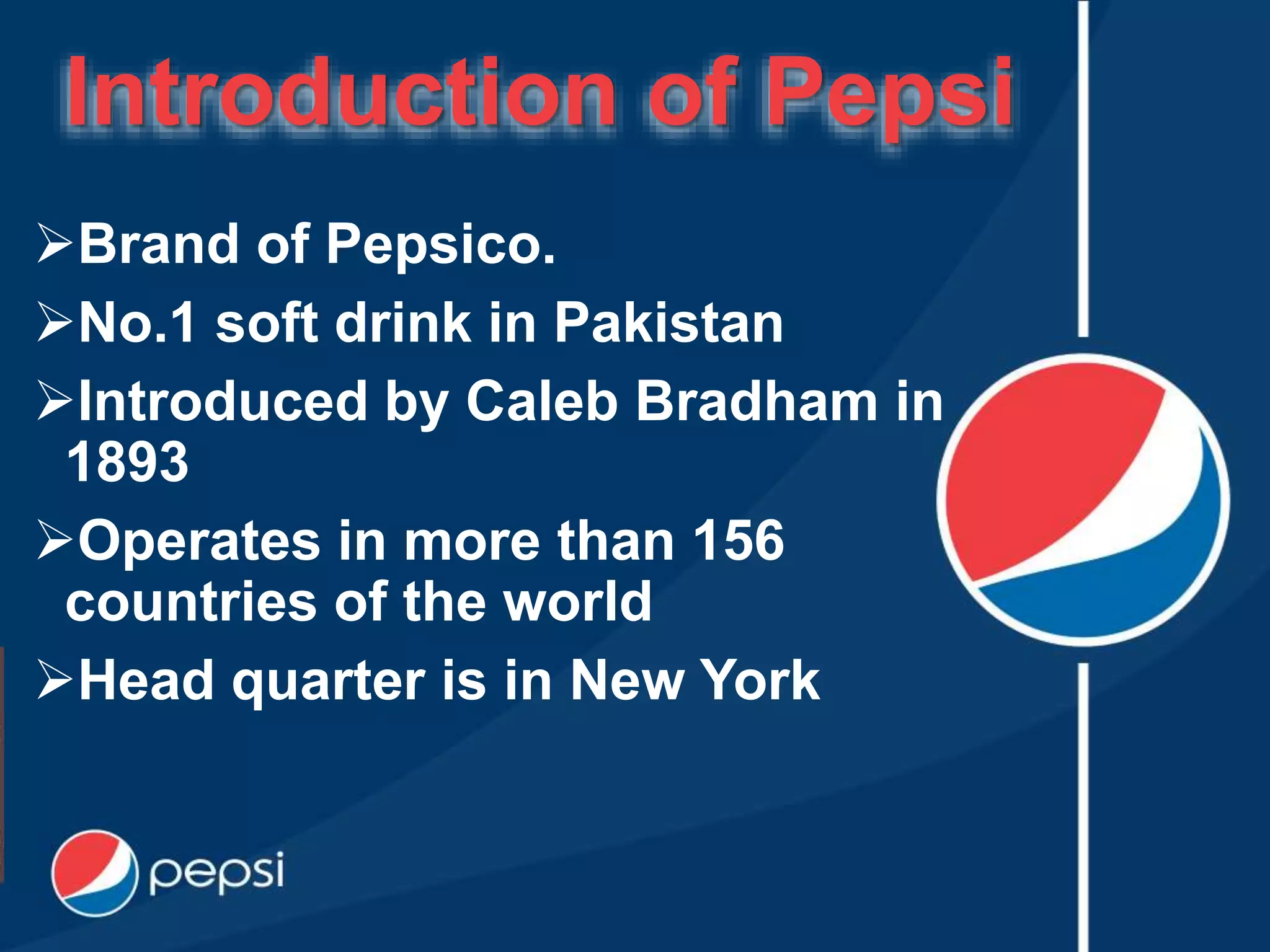 Management system of pepsico | PPT