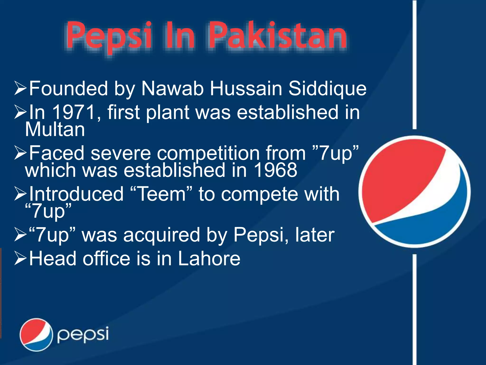 Management system of pepsico | PPTX | Business | Business and Finance