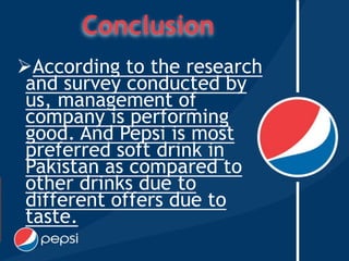 Management system of pepsico | PPTX | Business | Business and Finance