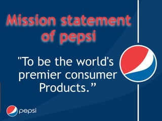 Management system of pepsico | PPTX | Business | Business and Finance