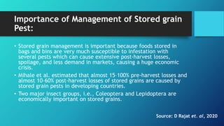 MANAGEMENT TACTICS USED AGAINST STORED GRAIN PESTS .pptx