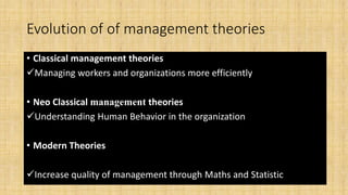 Management Theories-1pp Abraham Maslow's | PPT