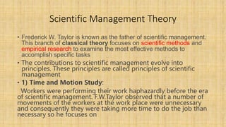 Management Theories-1pp Abraham Maslow's | PPTX