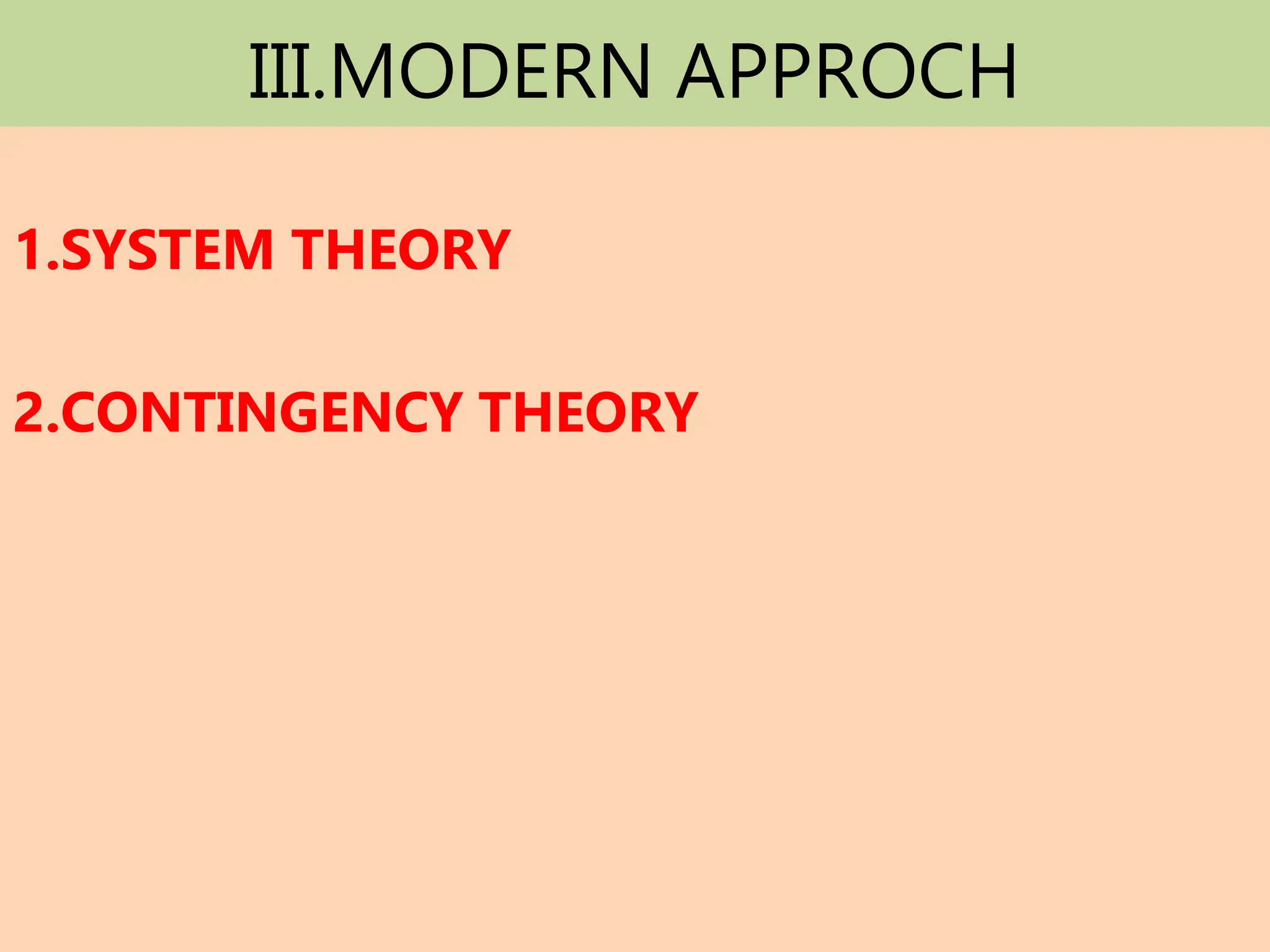 Management theories are frameworks that provide guidelines for managing ...