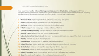 Management Theories, Types of Management | PPTX