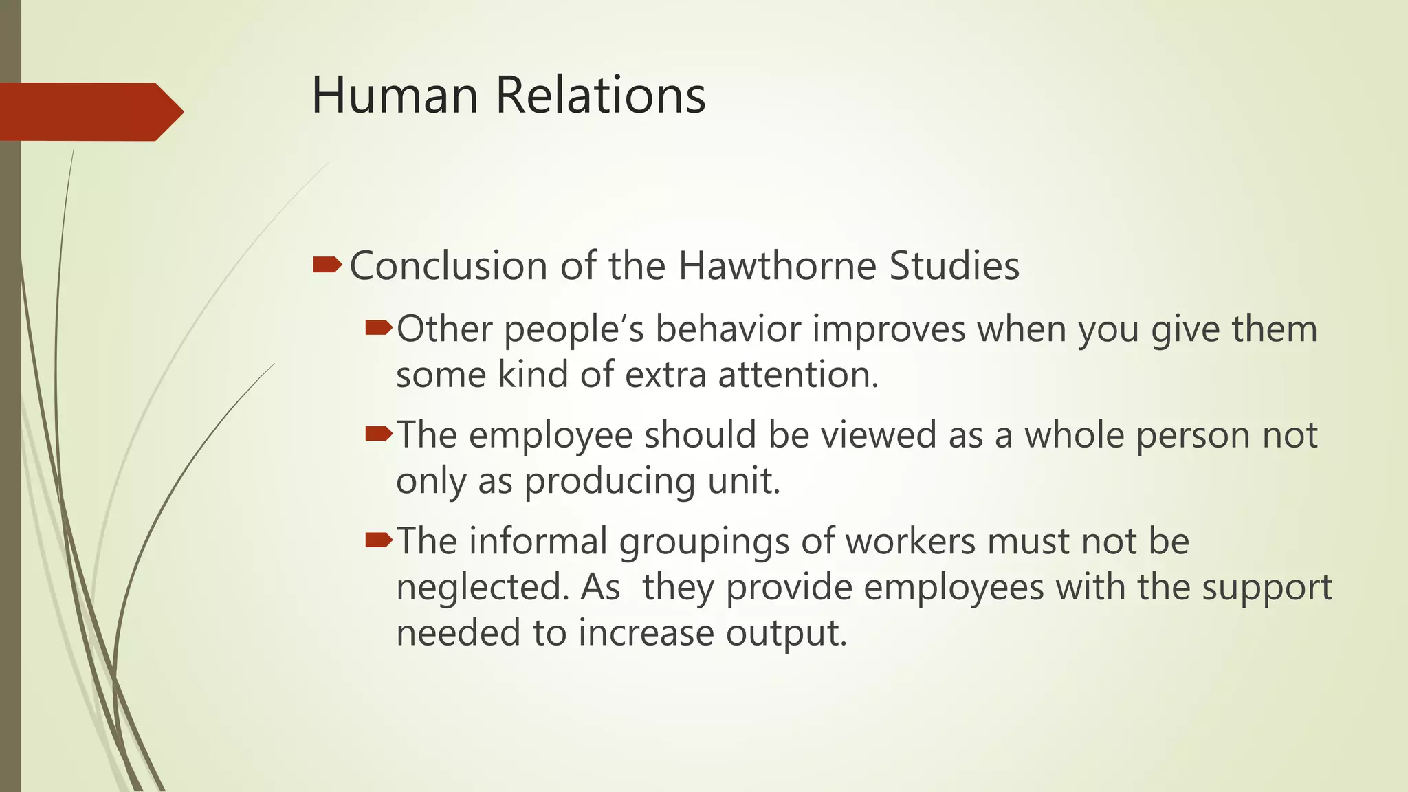 Human relations and behavioral science | PPTX