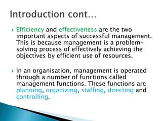 Management theory | PPT