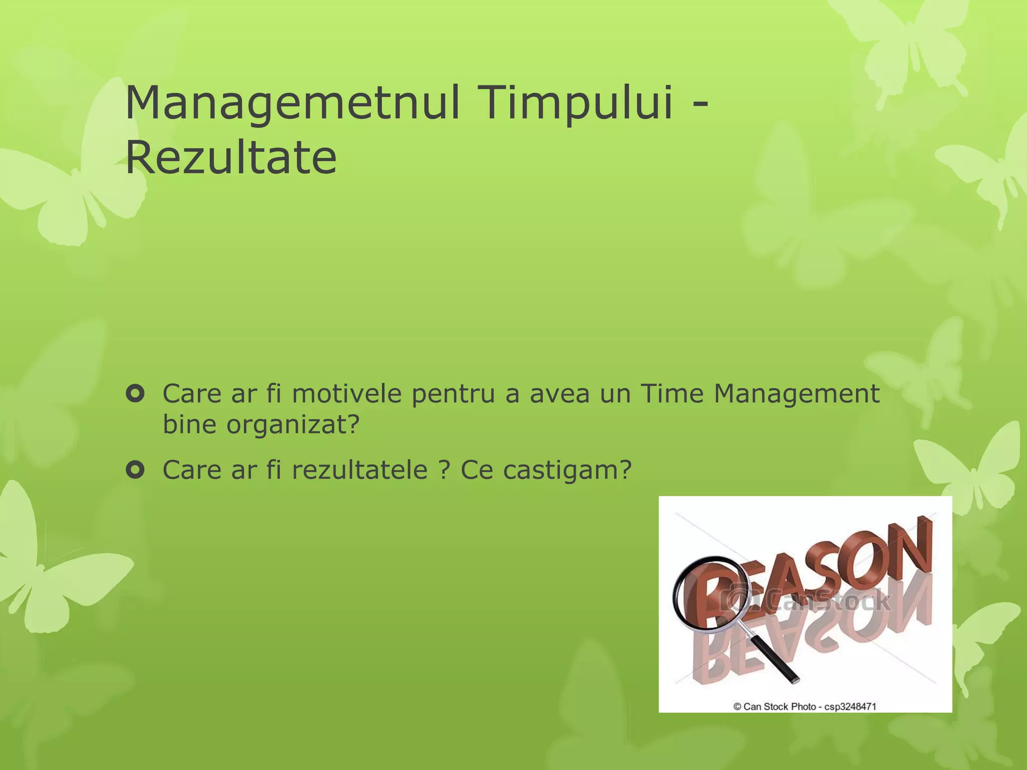 Managementul timpului | PDF