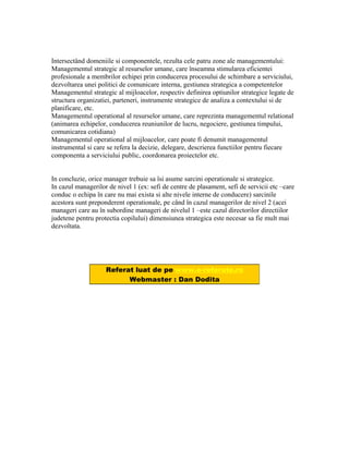 Managementul prezentare generala | DOC