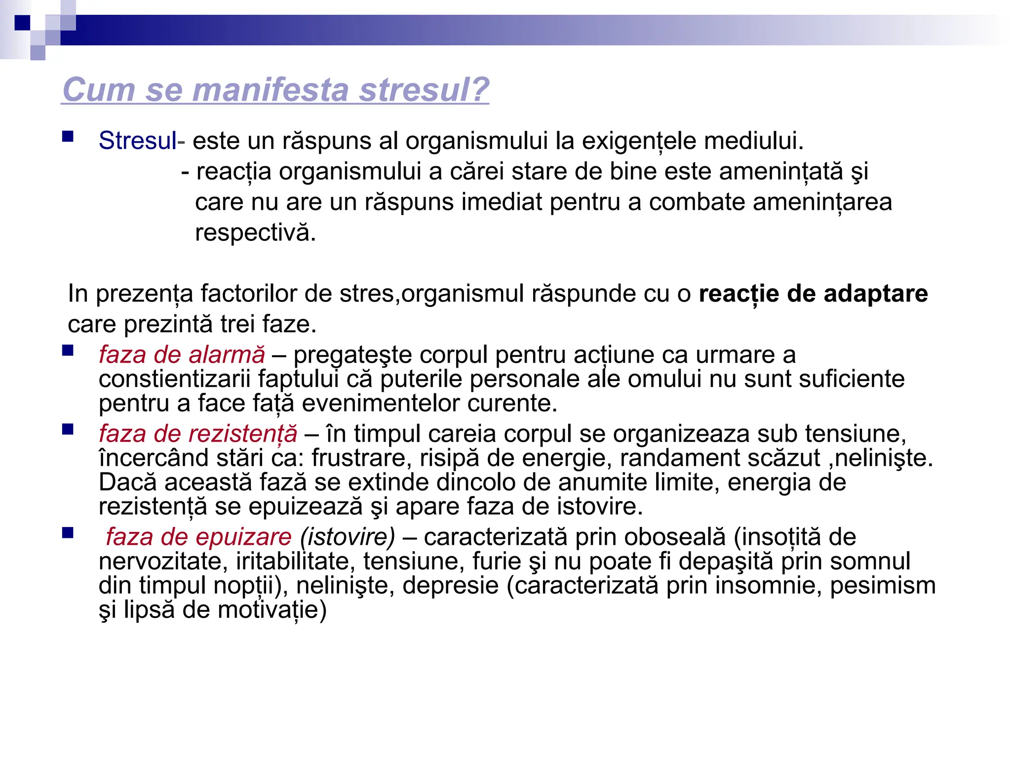 managementul-stresului este o prezentare utila oricui | PPT
