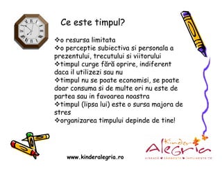 Managementul timpului-pentru-copii | PDF
