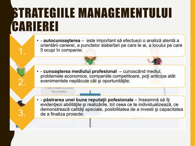 Managementul carierei | PPT