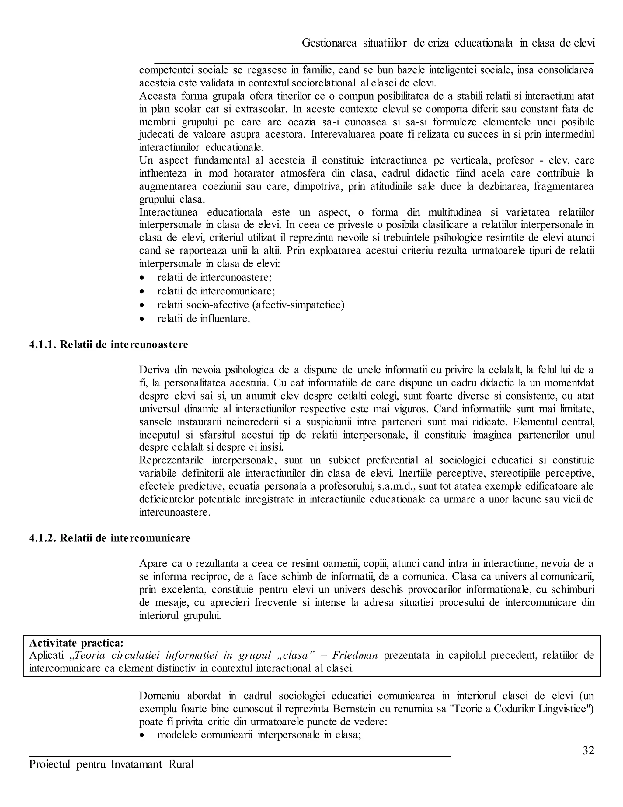 Managementul clasei | PDF