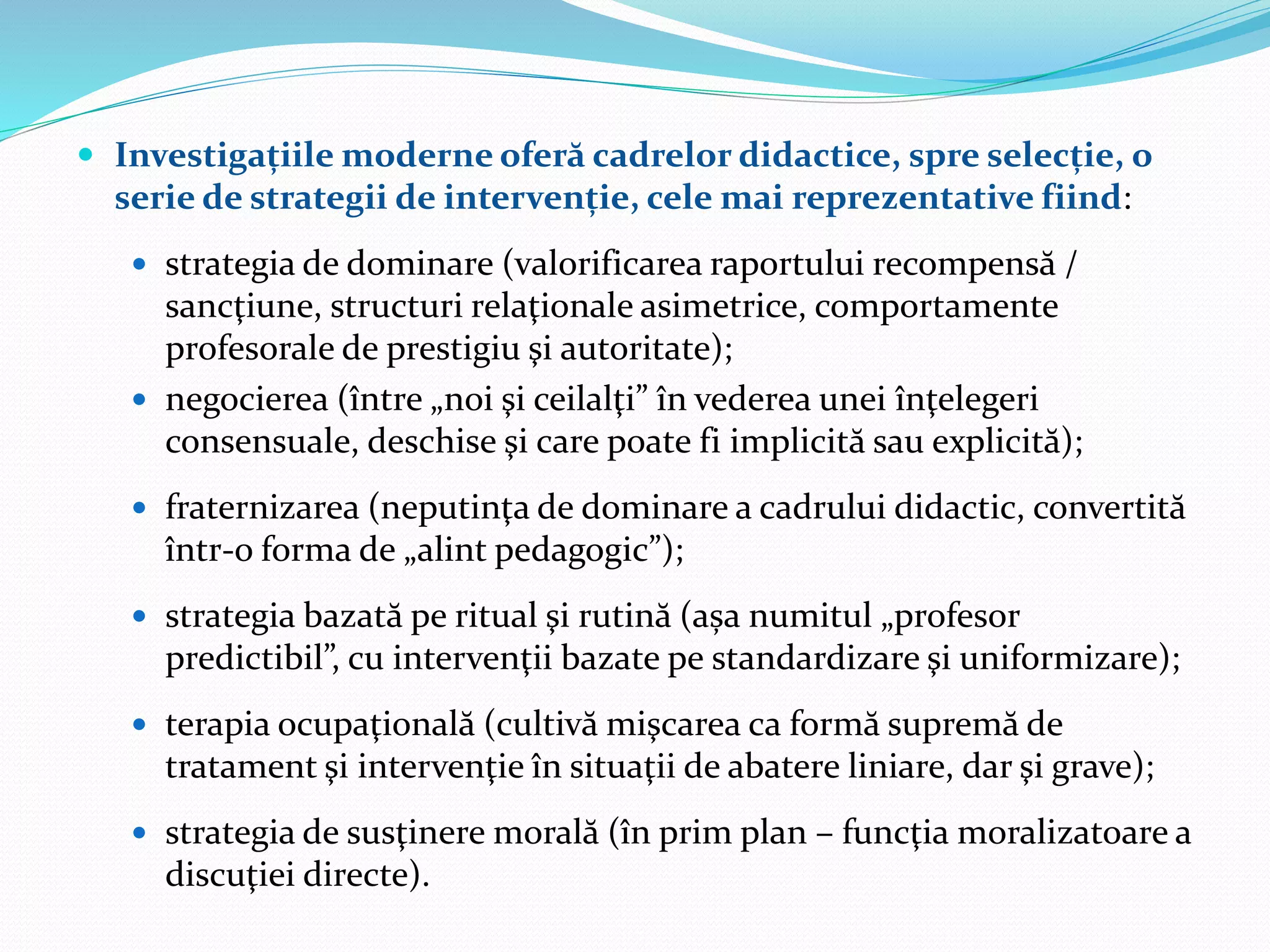 Managementul clasei c10 | PPTX