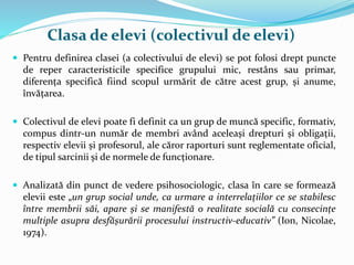 Managementul clasei c5 | PPTX