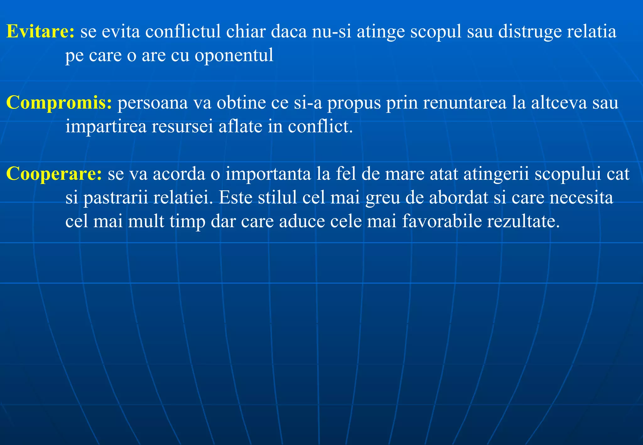 Managementul conflictelor | PPT
