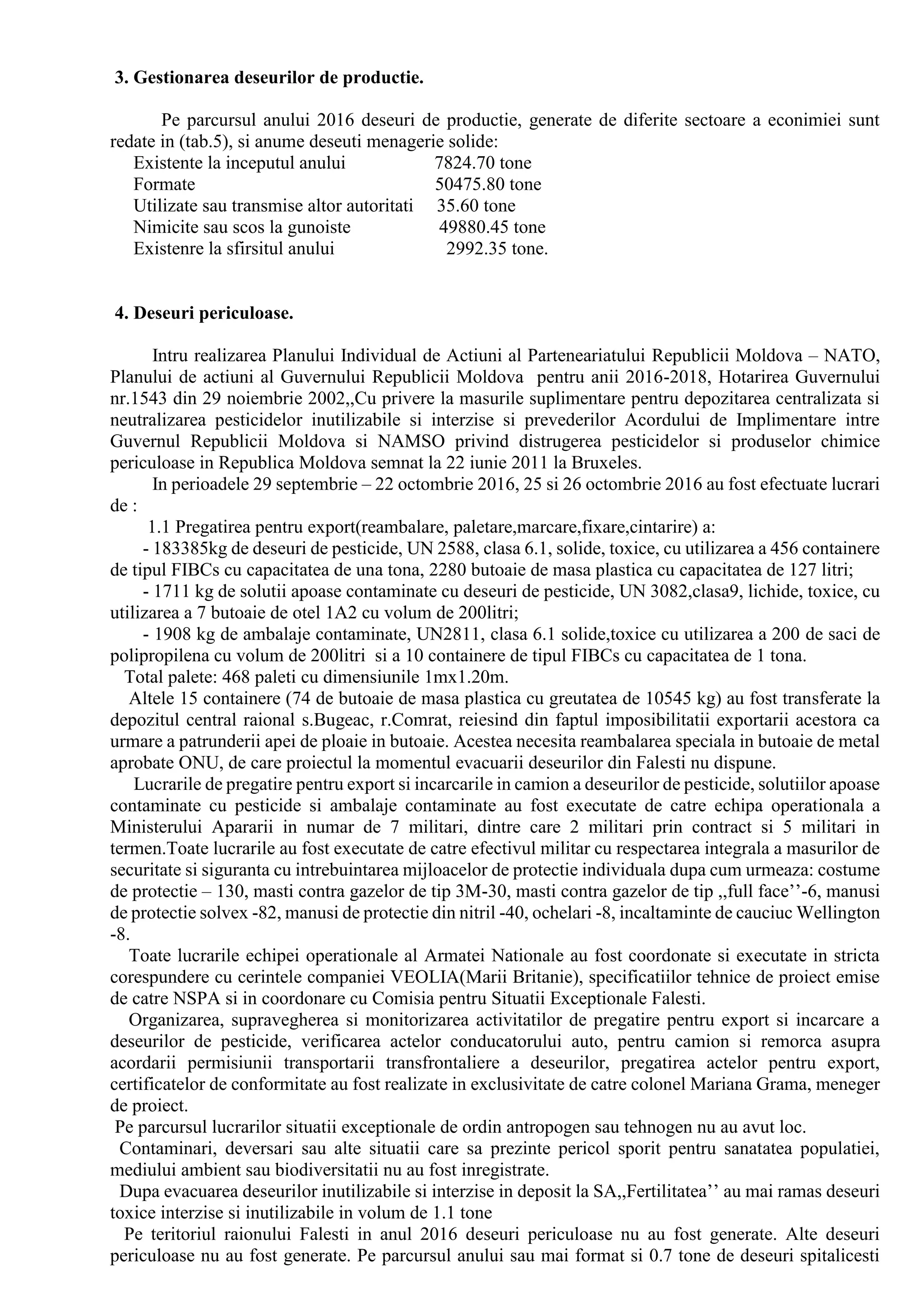 Managementul deşeurilor şi substanţelor chimice | PDF