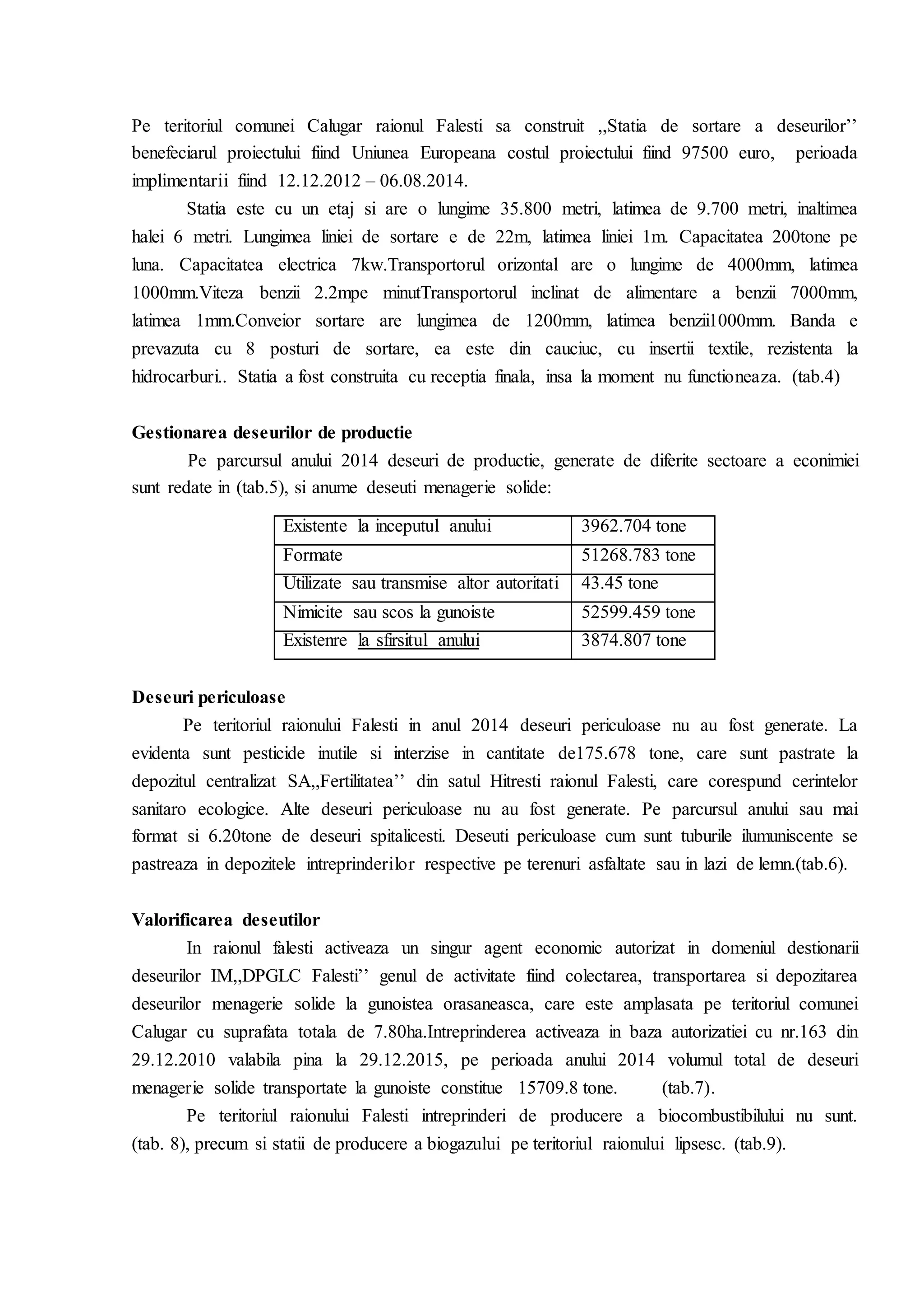 Managementul desurilor si substantelor chimice | DOCX