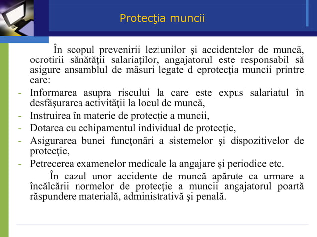 Managementul personalului si raporturile de munca | PPT