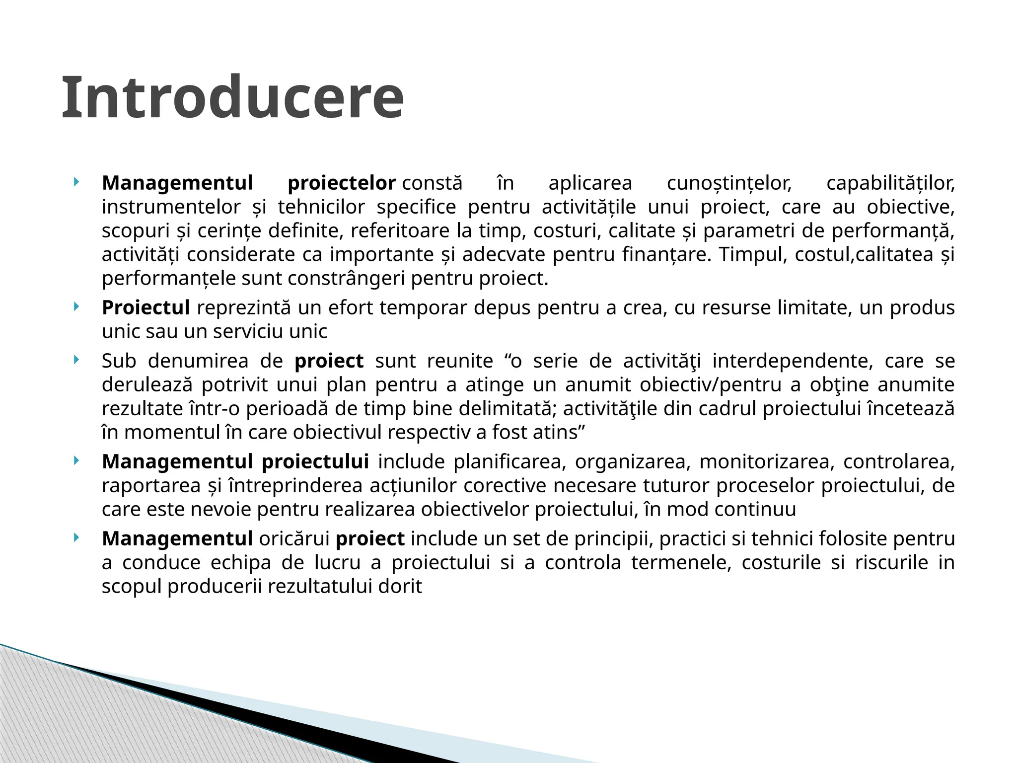 Material complet Managementul de proiect | PPTX