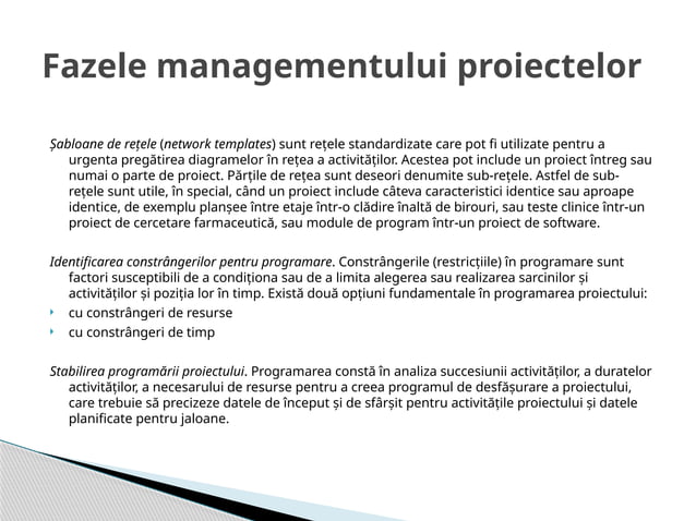 Material complet Managementul de proiect | PPT