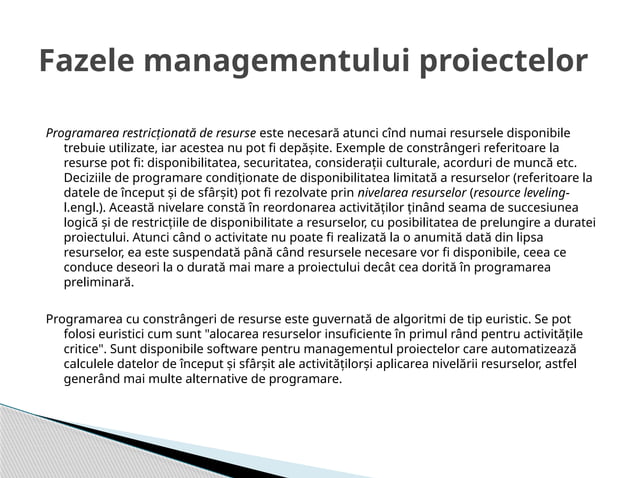 Material complet Managementul de proiect | PPTX